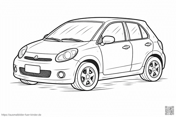 Autos Ausmalbilder - Fahrzeuge - Kostenlos zum Ausdrucken